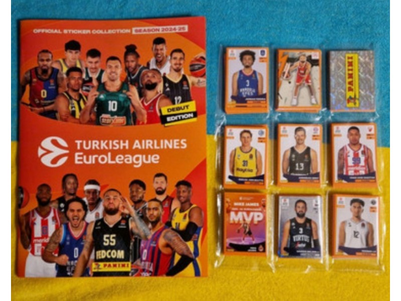 EUROLEAGUE Euroliga 2024 2025 kompletan set i album PAN