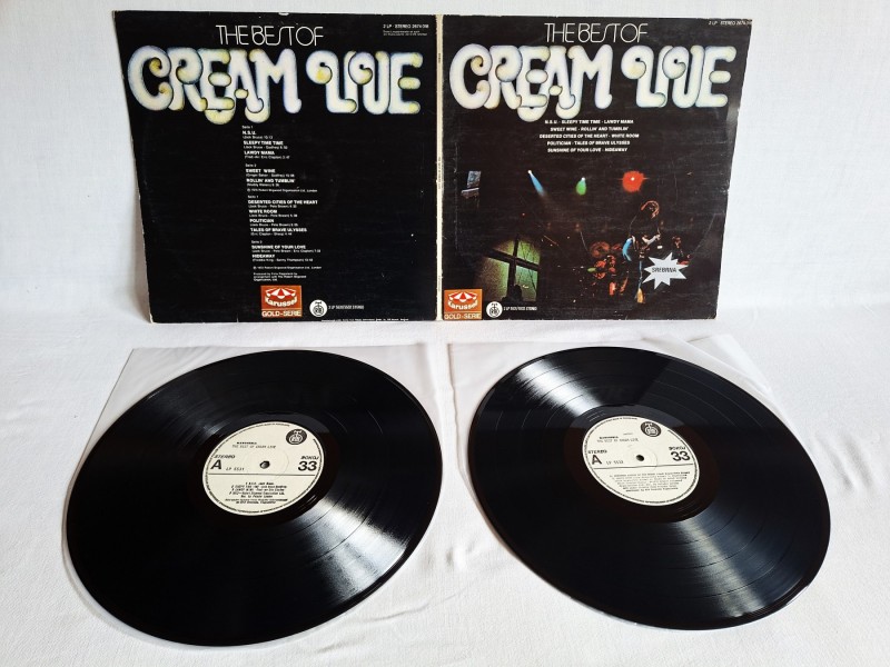 CREAM! DUPLI LP CLAPTON-ove GRUPE! OMOT5-,PLOČE5-!