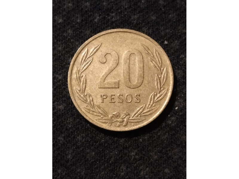 20 pezosa 1982 kolumbija