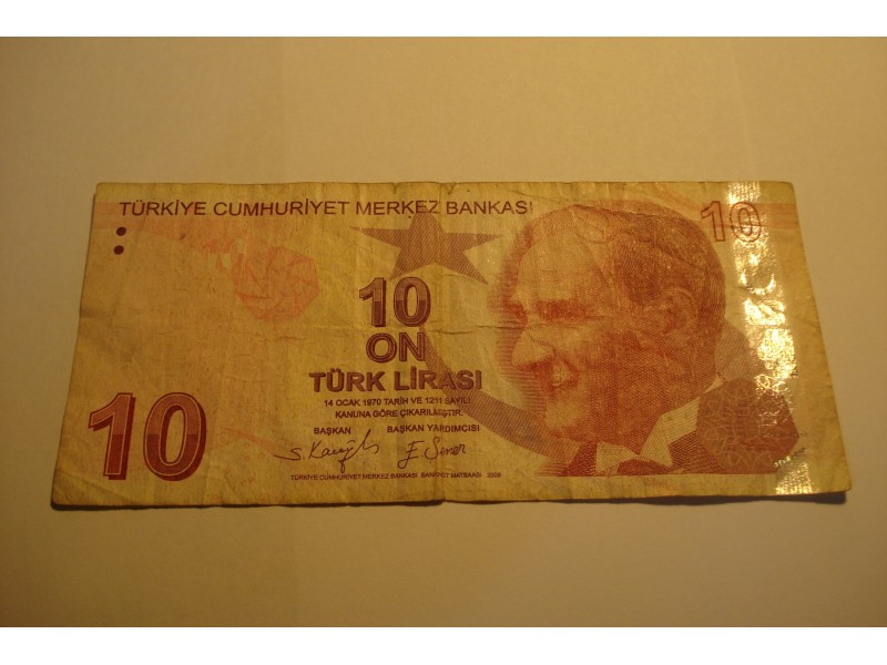 TURSKA - 10 LIRA