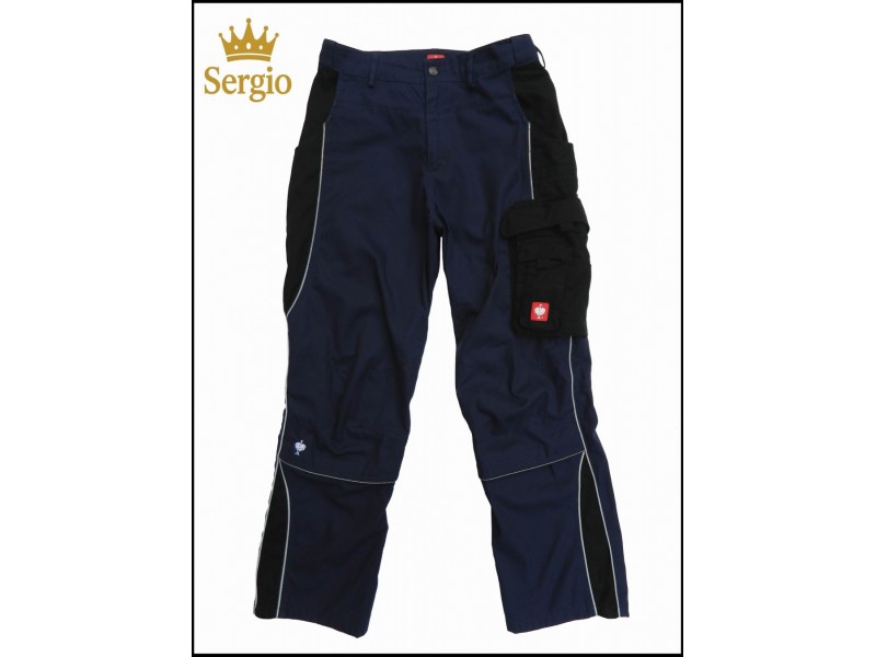 ENGELBERT STRAUSS Radne Pantalone Navy/Crna Vel 48