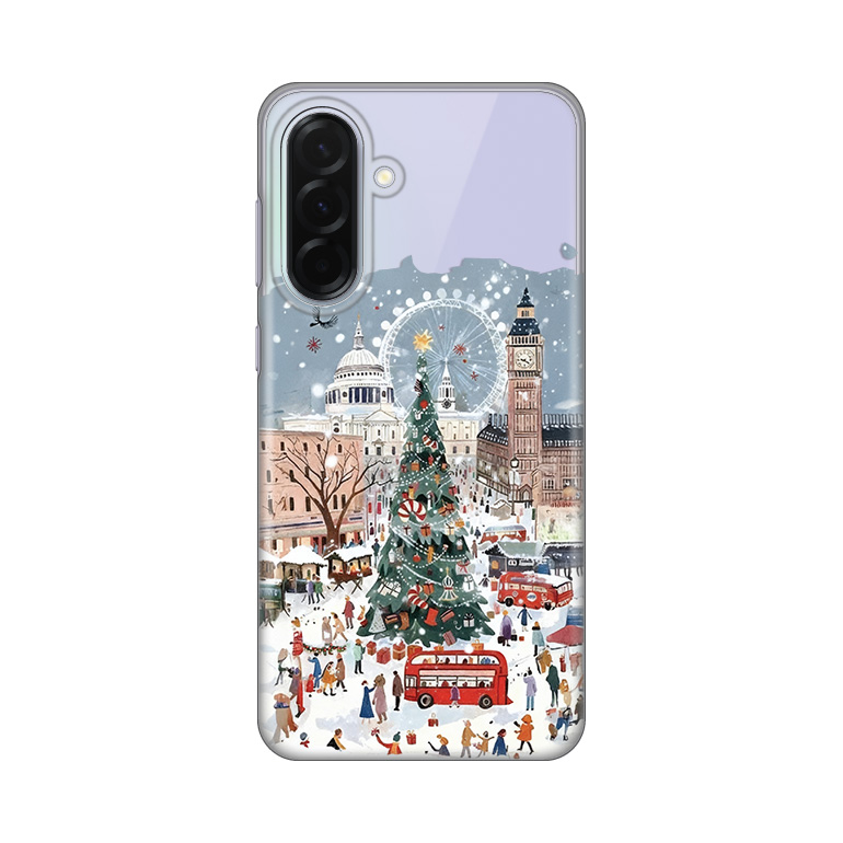 Zastitna ultra tanka (skin) maska / futrola PRINT - Samsung A366 Galaxy A36 5G Christmas Town