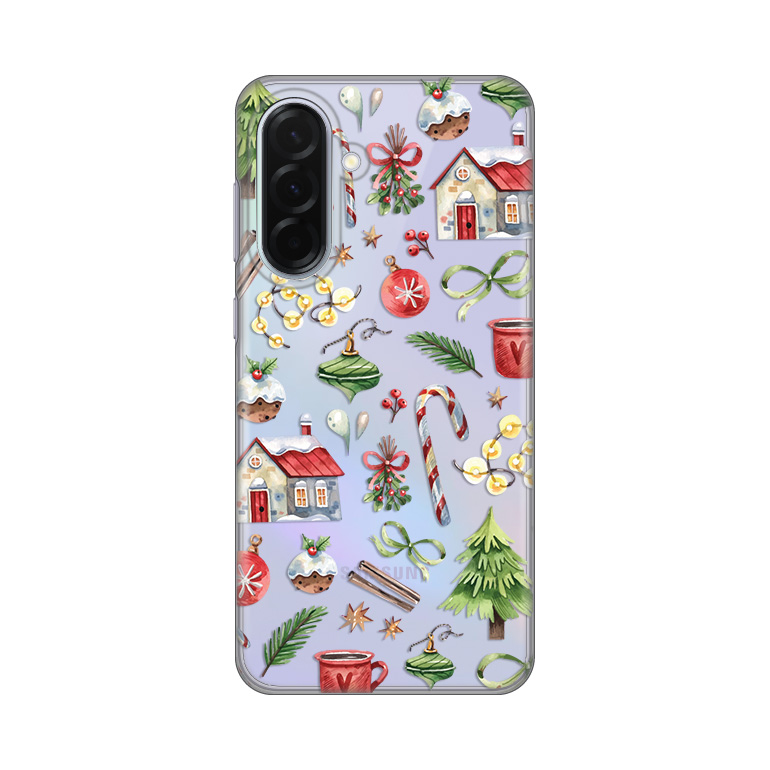 Zastitna ultra tanka (skin) maska / futrola PRINT - Samsung A366 Galaxy A36 5G Winter Spirit
