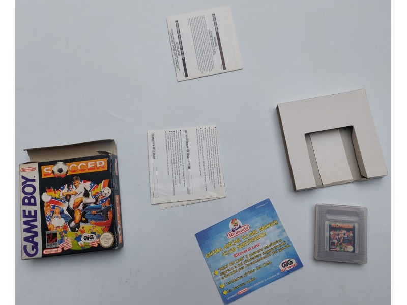 GAME BOY SOCCER NEKORISCENO U KUTIJI VINTAGE