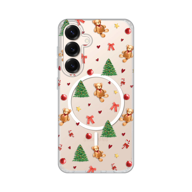Zastitna maska (futrola) print Magsafe - Samsung S931 Galaxy S25 Merry Bear