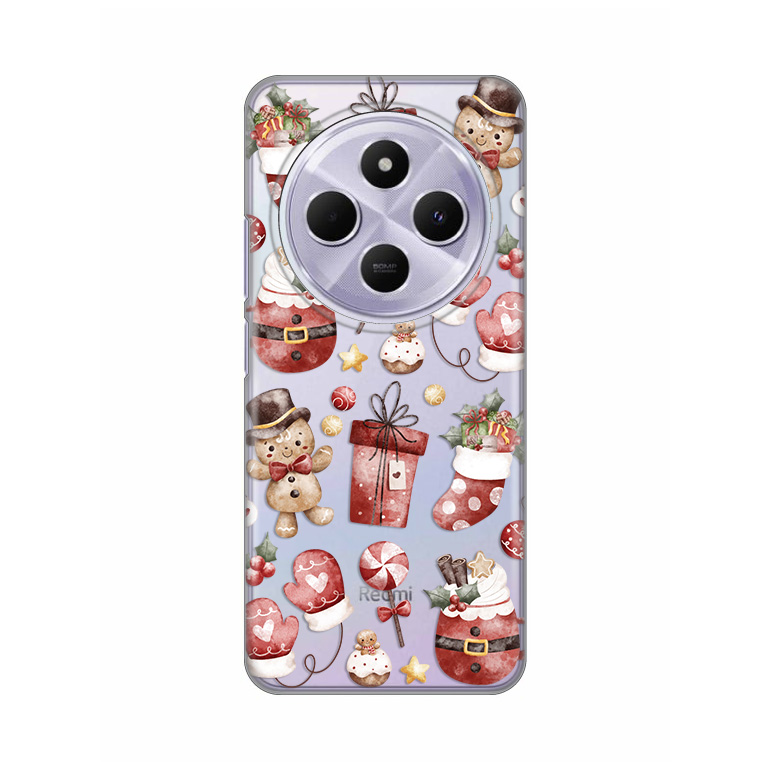 Zastitna ultra tanka (skin) maska / futrola PRINT - Xiaomi Redmi 14C/Redmi A4 Cozy Christmas