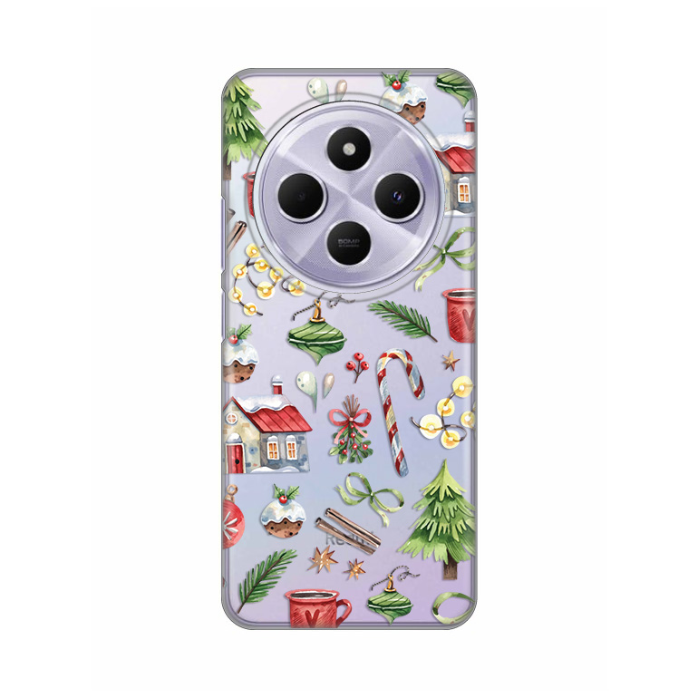 Zastitna ultra tanka (skin) maska / futrola PRINT - Xiaomi Redmi 14C/Redmi A4 Winter Spirit