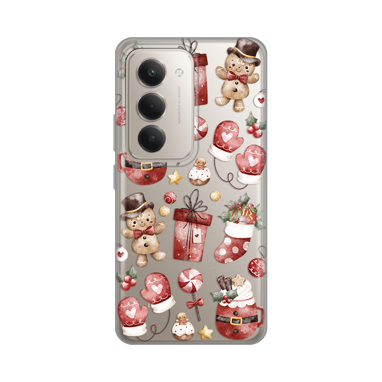 Zastitna ultra tanka (skin) maska / futrola PRINT - Xiaomi Redmi 15 4G Cozy Christmas