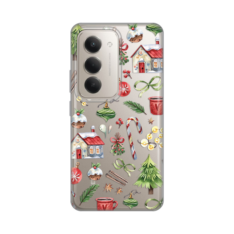 Zastitna ultra tanka (skin) maska / futrola PRINT - Xiaomi Redmi 15 4G Winter Spirit