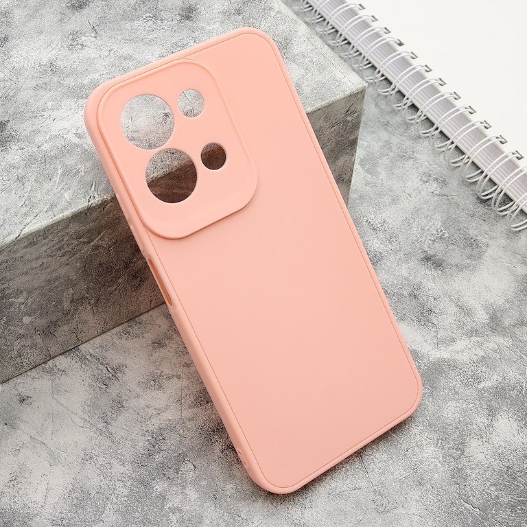 Zastitna maska (futrola) Soft 3D camera - Xiaomi Redmi 15C 4G 173mm (EU)/Redmi 15C 5G 173mm roze (MS)