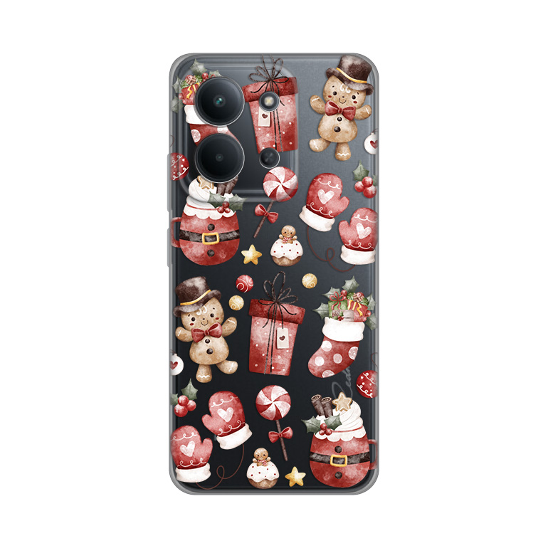 Zastitna ultra tanka (skin) maska / futrola PRINT - Xiaomi Redmi 15C 4G Cozy Christmas