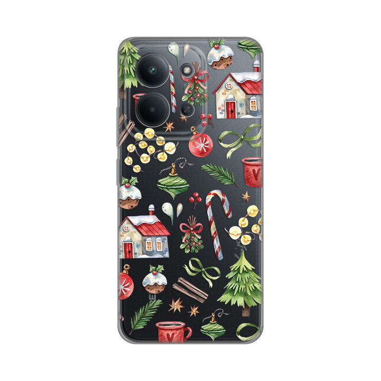 Zastitna ultra tanka (skin) maska / futrola PRINT - Xiaomi Redmi 15C 4G Winter Spirit