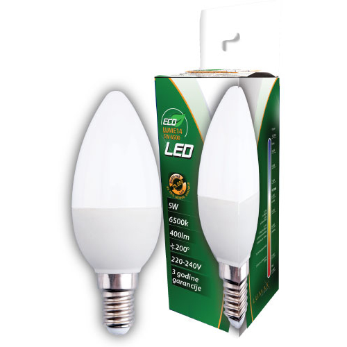 LED SIJALICA E14/5W 6500K ECO