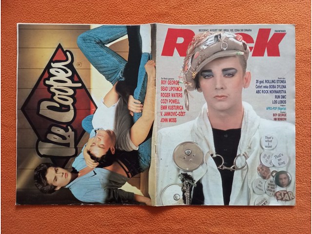 ČASOPIS ROCK! Br. 102 (avgust 1987)+4 postera