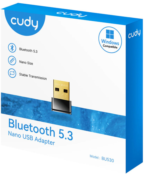 Cudy BU530 Bluetooth 5.3, Nano USB Adapter (alt.BTD-MINI)