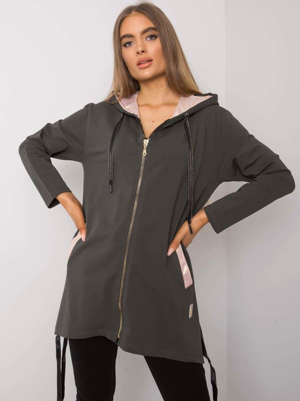 DARK KHAKI SWEATSHIRT BY NARISSA