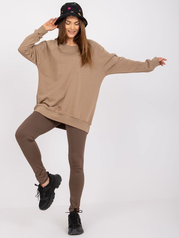 BASIC DARK BEIGE SWEATSHIRT BY REMY