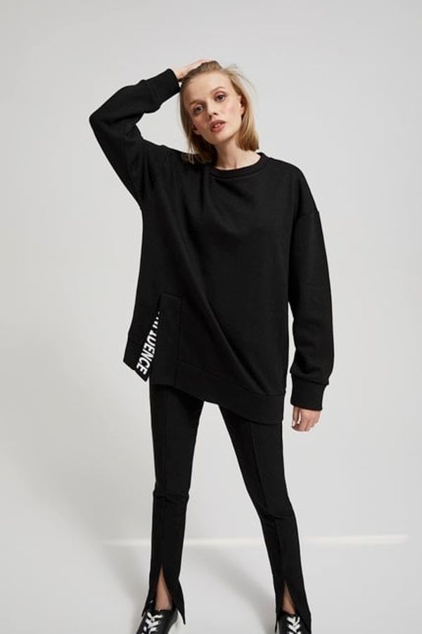 OVERSIZE SWEATSHIRT WITH INSCRIPTION