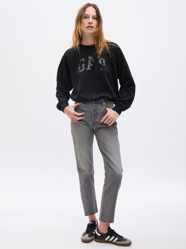 GAP LADIES SWEATSHIRT WITH LOGO - WOMEN