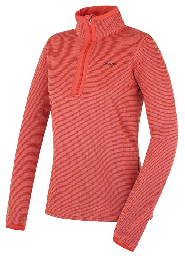 WOMEN'S SWEATSHIRT WITH TURTLENECK HUSKY ARTIC L FD. RED