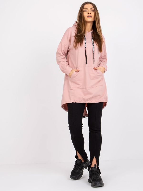 DUSTY PINK WOMEN'S SWEATSHIRT WITH SOPHIE PRINT ON THE BACK