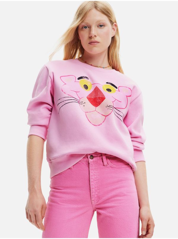 DESIGUAL PINK PANTHER WOMENS SWEATSHIRT - WOMEN