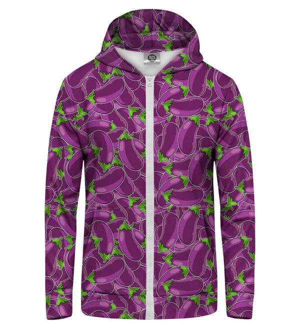 MR. GUGU & MISS GO UNISEX'S EGGPLANT ZIP UP HOODIE HKZ-U-PC2260
