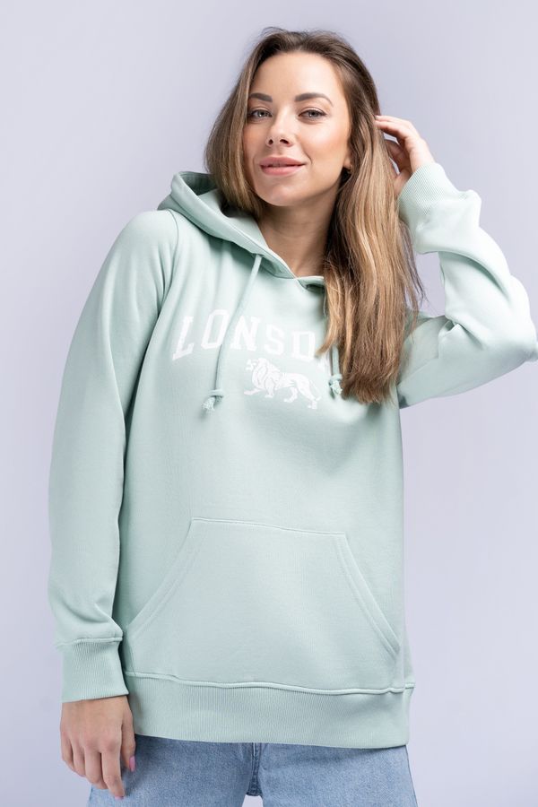 LONSDALE WOMEN'S HOODED SWEATSHIRT