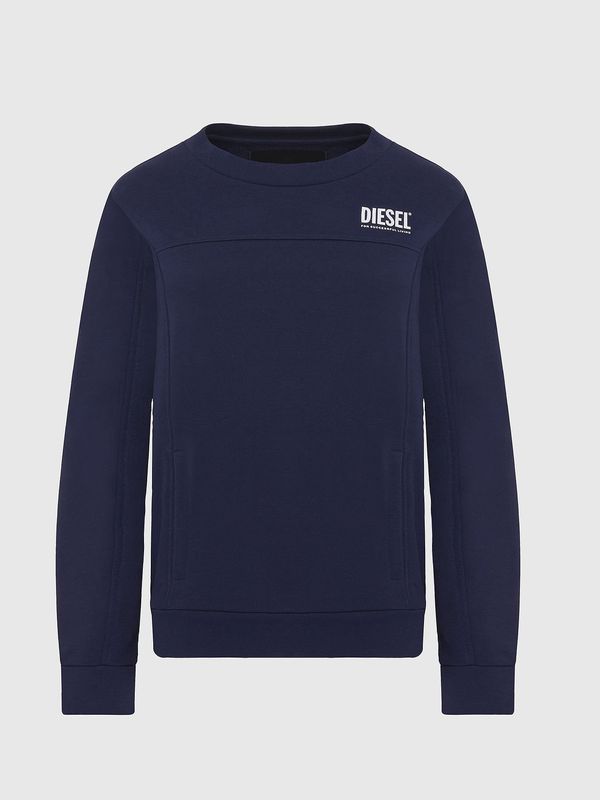 DIESEL SWEATSHIRT - UFLTVICTORIAL SWEATSHIRT BLUE