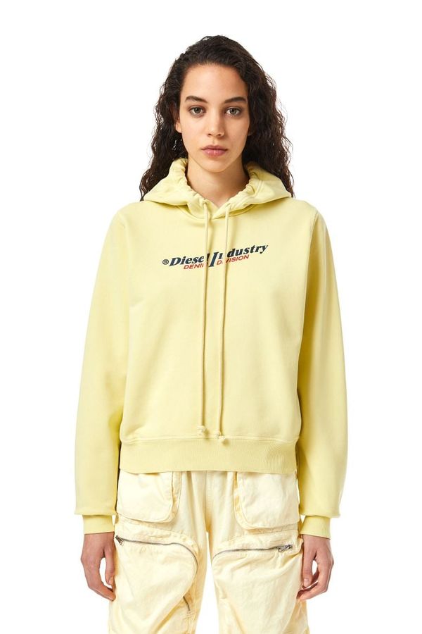 DIESEL SWEATSHIRT - F-REGGY-HOOD-IND SWEAT-SHIRT YELLOW