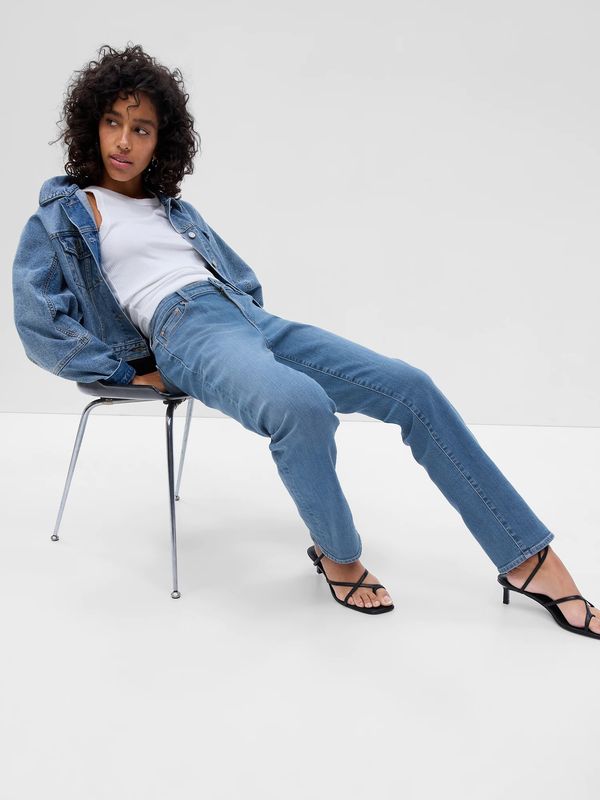 GAP JEANS NEW CLASSIC STRAIGHT MED - WOMEN