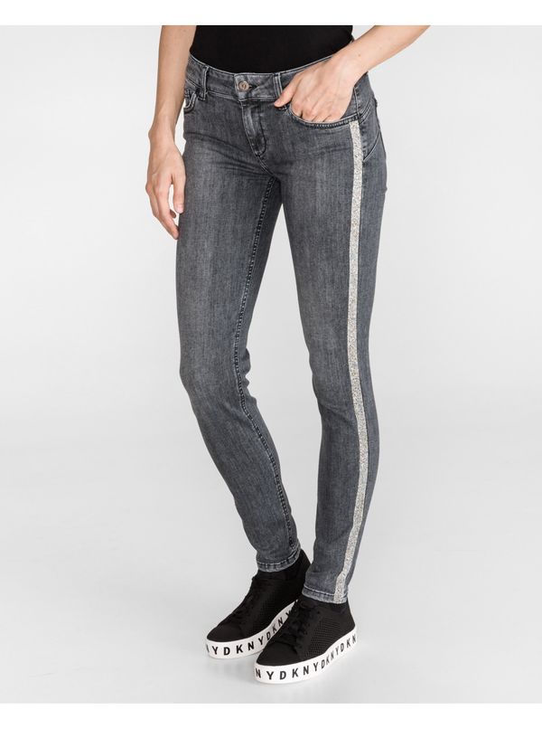 GREY WOMEN SLIM FIT JEANS LIU JO - WOMEN