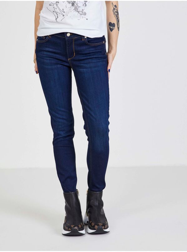 DARK BLUE WOMEN'S SLIM FIT JEANS LIU JO - WOMEN