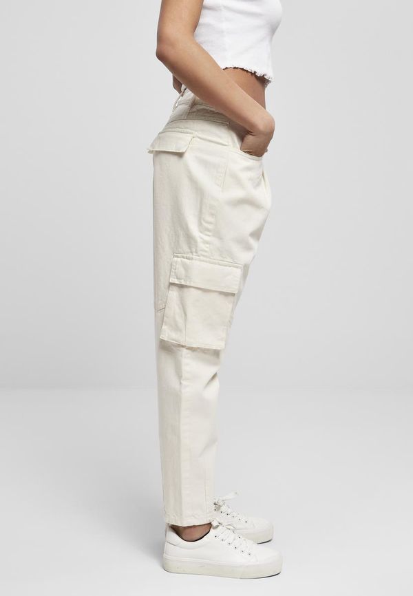 WOMEN'S BALLON FIT CARGO TWILL WHITESAND PANTS
