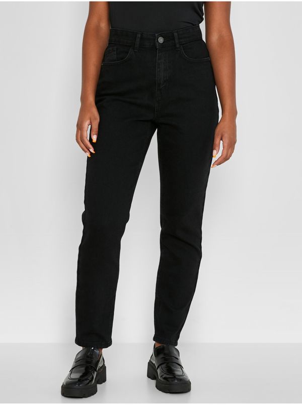BLACK MOM JEANS NOISY MAY KATY - WOMEN