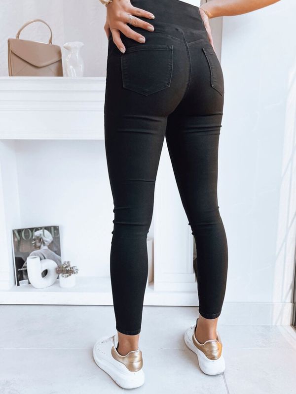POPLAR WOMEN'S TROUSERS BLACK DSTREET