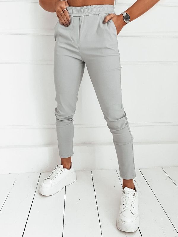 JINNY WOMEN'S PANTS LIGHT GREY DSTREET
