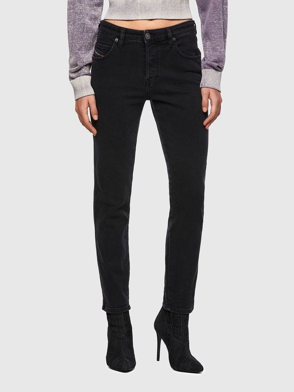 DIESEL JEANS - BABHILA L.32 TROUSERS BLACK