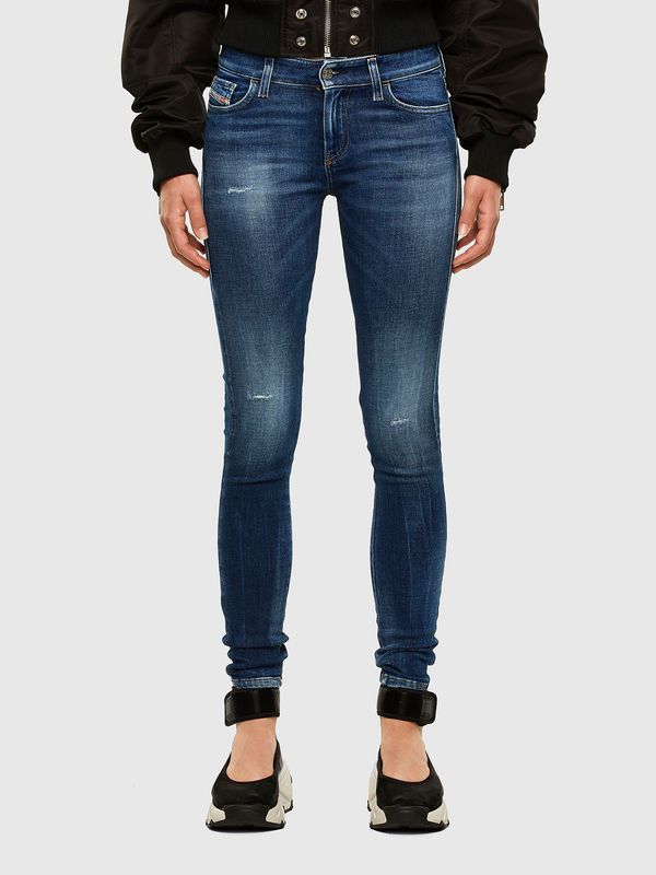 DIESEL JEANS - SLANDY L.32 TROUSERS BLUE