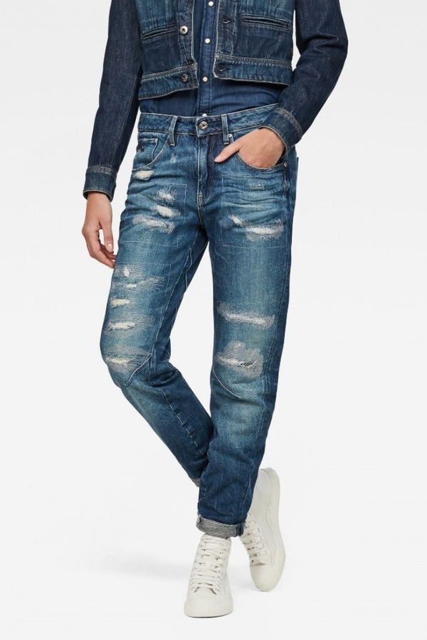 JEANS - G-STAR ARC 3D MID BOYFRIEND GS RESTORED WM BLUE