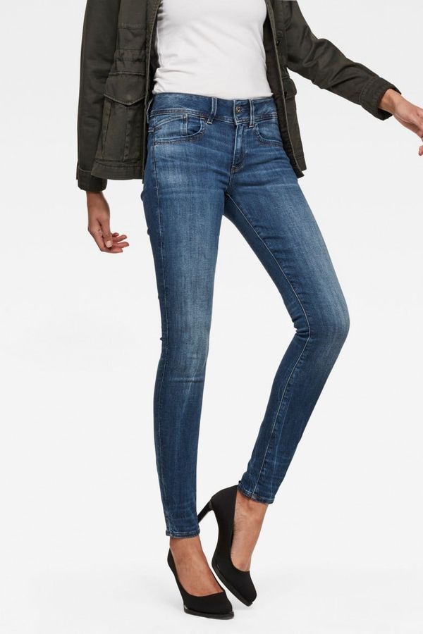 JEANS - G-STAR LYNN MID SKINNY WMN NEW LIGHT INDIGO