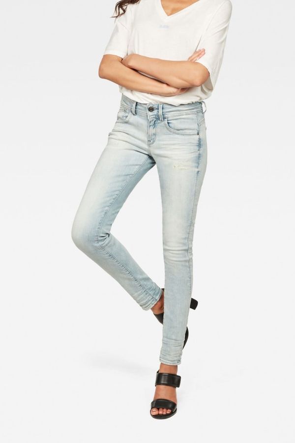 JEANS - G-STAR LYNN MID SKINNY WMN NEW LIGHT BLUE