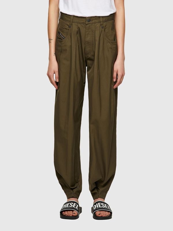 DIESEL TROUSERS - P-JO-A TROUSERS OLIVE GREEN