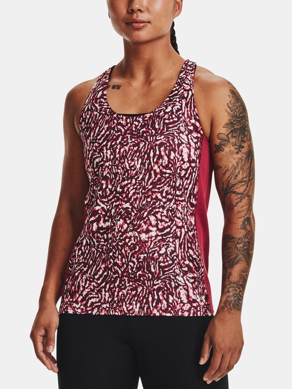 UNDER ARMOUR TANK TOP UA FLY BY PRINTED TANK-PNK - WOMEN