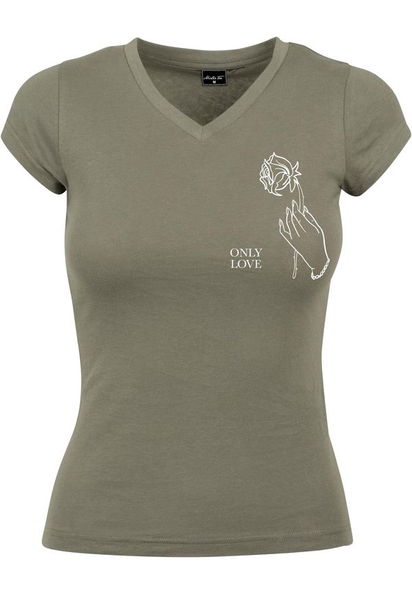 LADIES ONLY LOVE OLIVE TEE