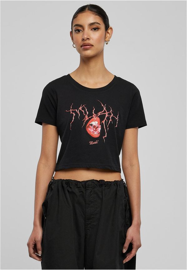 BLACK MUAH CROPPED TEE T-SHIRT