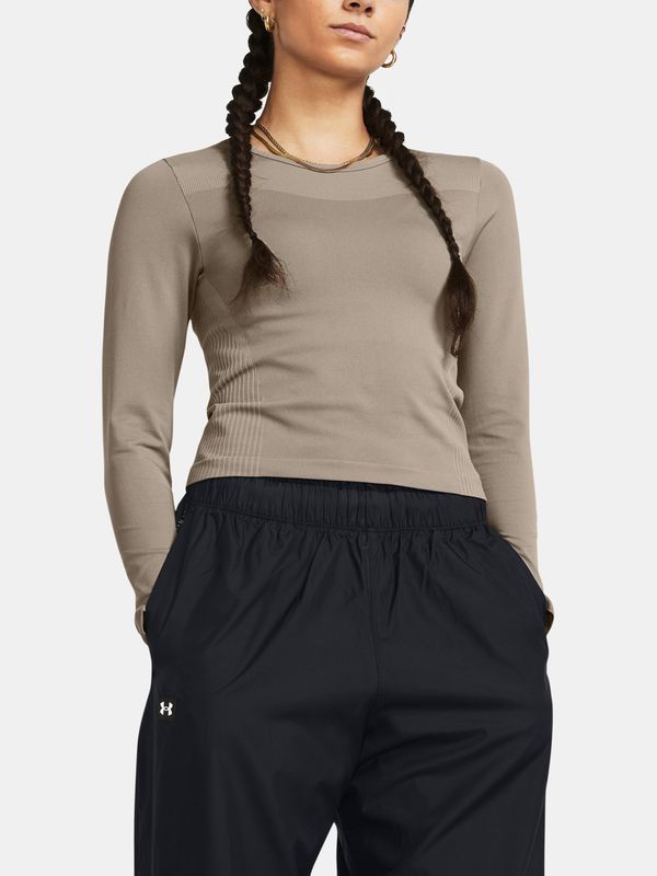 UNDER ARMOUR VANISH ELITE SEAMLESS LS-BRN T-SHIRT - WOMEN