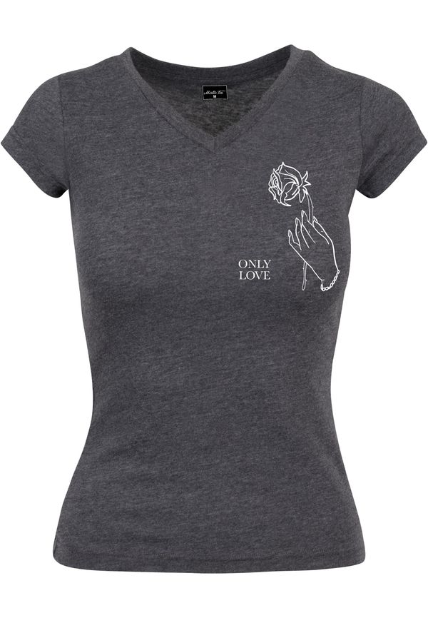 LADIES ONLY LOVE TEE CHARCOAL