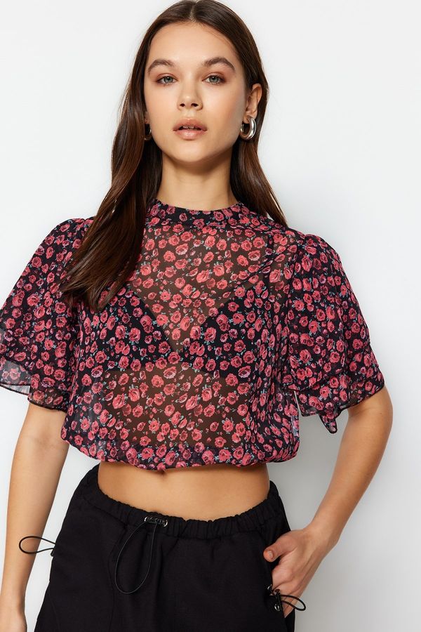 ŽENSKA BLUZA TRENDYOL FLORAL PATTERNED