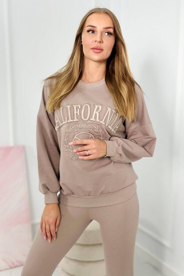 COTTON SET CALIFORNIA DARK BEIGE